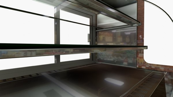 Pastry display cabinet 3D model - TurboSquid 1476941