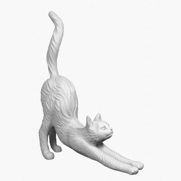 свободно 3D модель Stretching cat model for 3D printing - TurboSquid ...