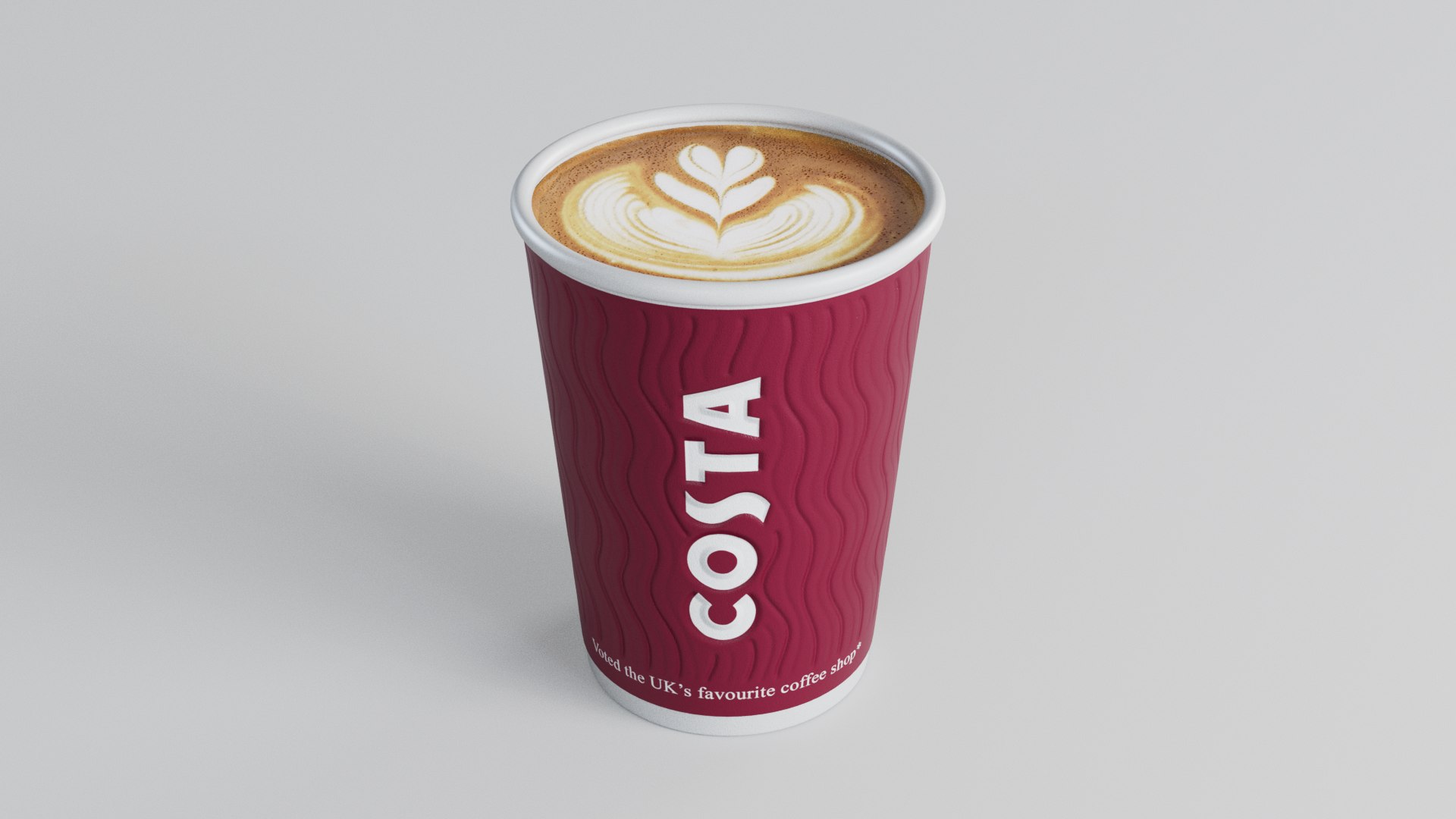 3D Costa Coffe Cup Model - TurboSquid 2161163