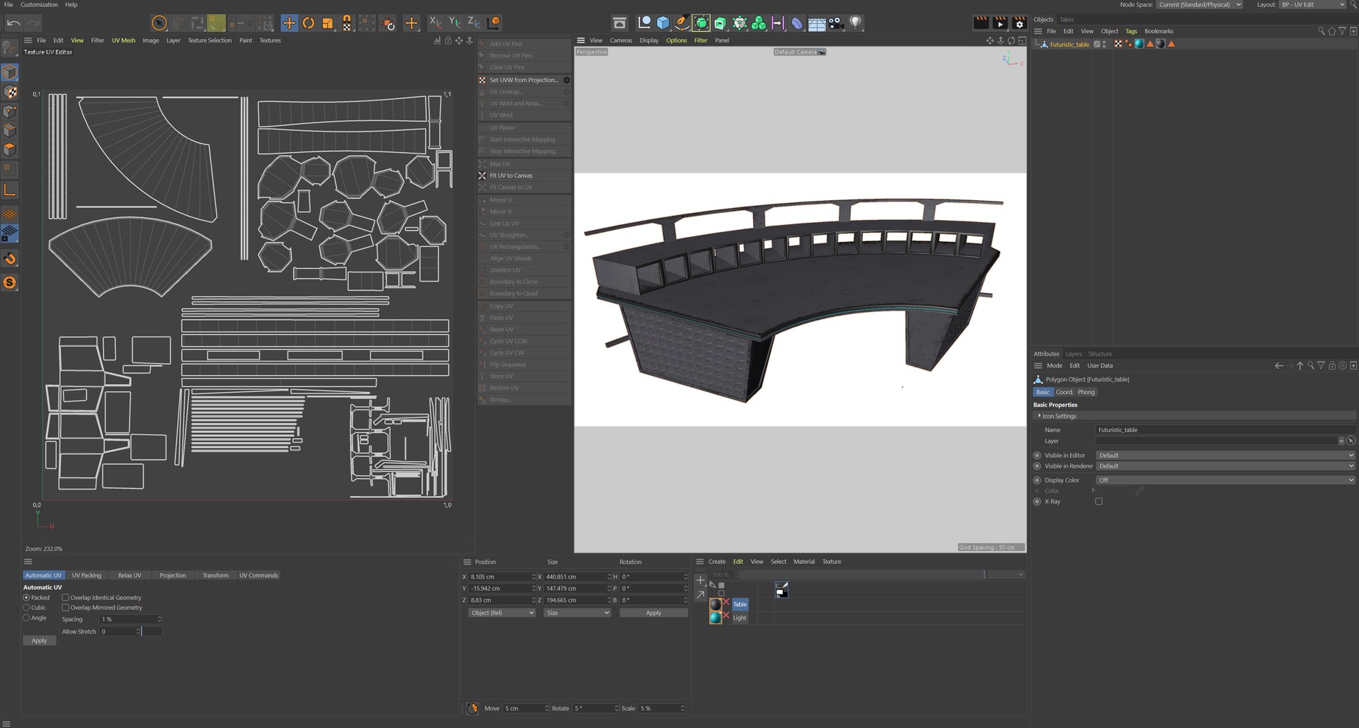 Futuristic Gaming Table Model - TurboSquid 2280532