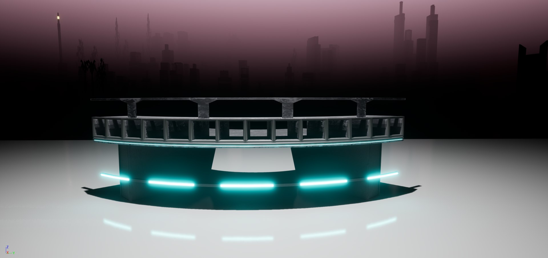 Futuristic Gaming Table Model - TurboSquid 2280532
