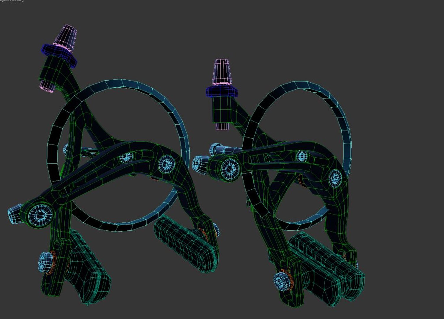 3d Bicycle Brake Calliper Model