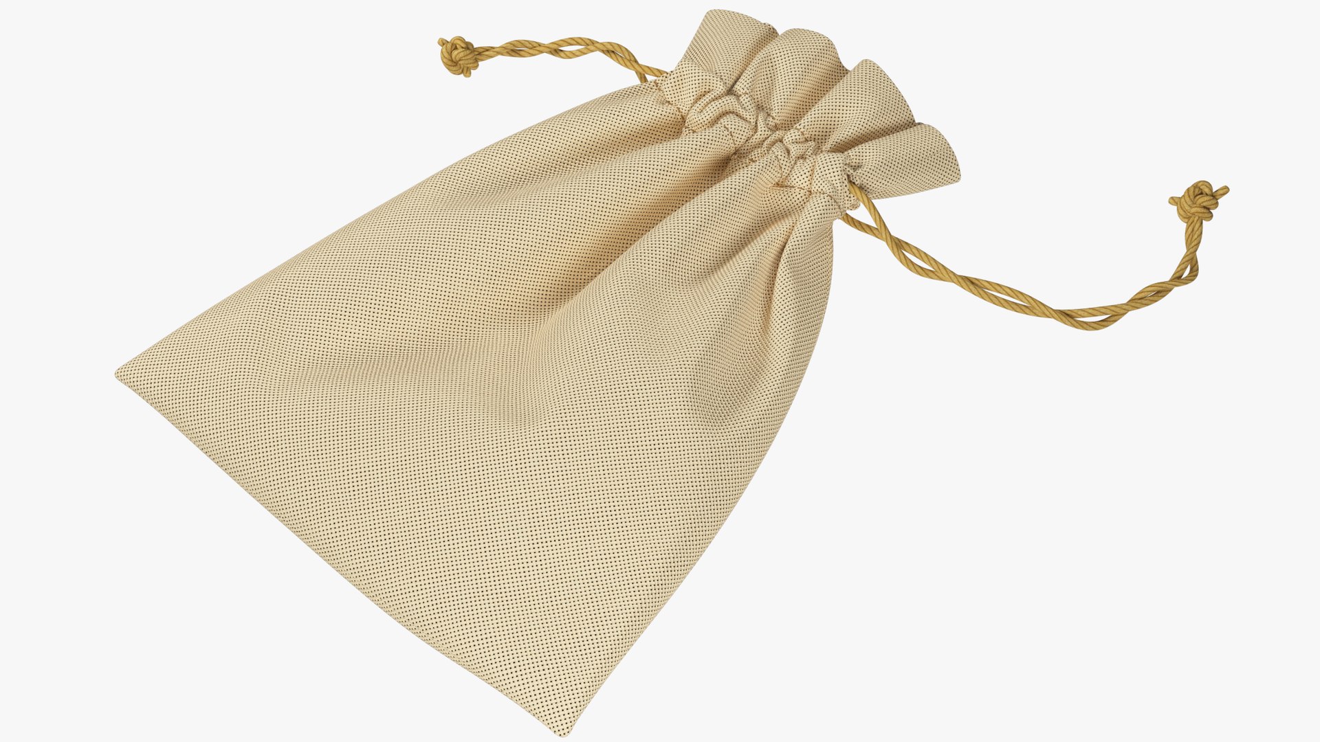 Jute Bag V1 3D Model - TurboSquid 1903781