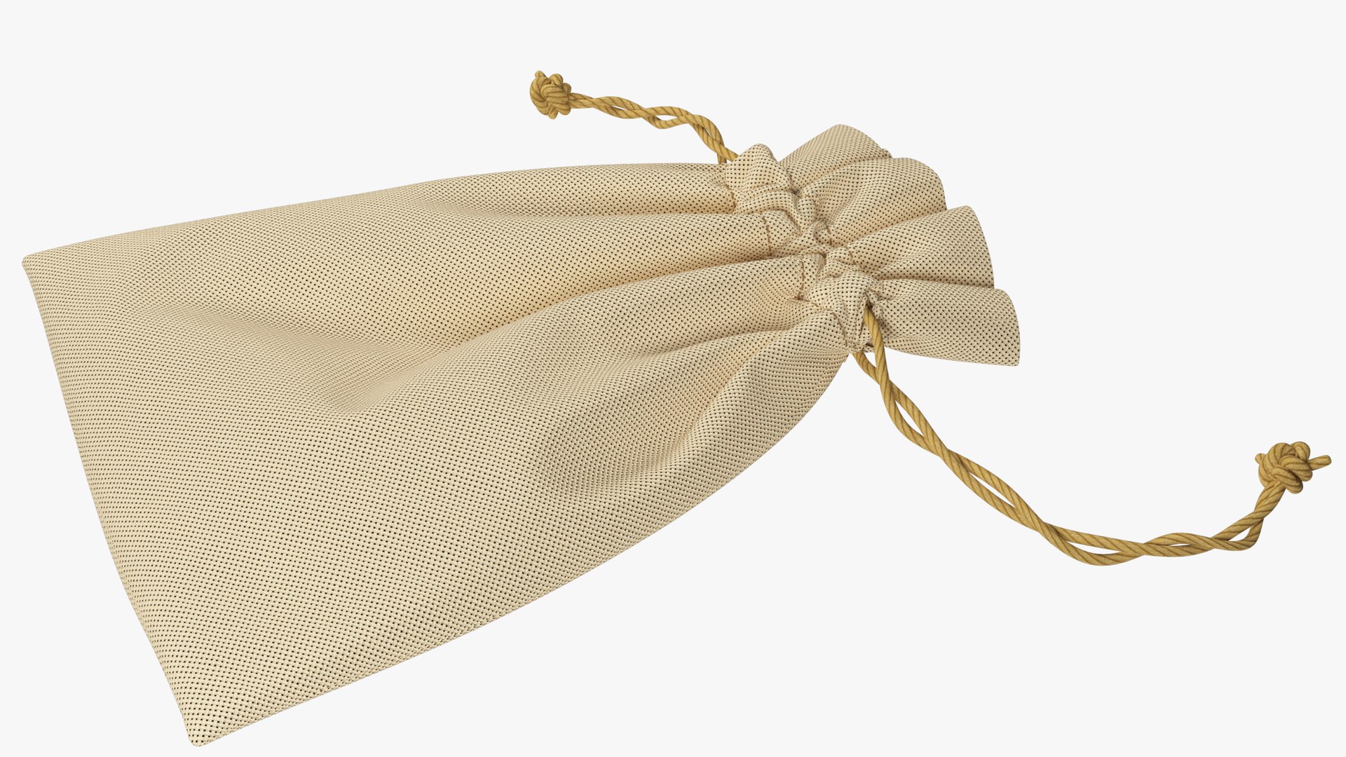 Jute Bag V1 3D Model - TurboSquid 1903781