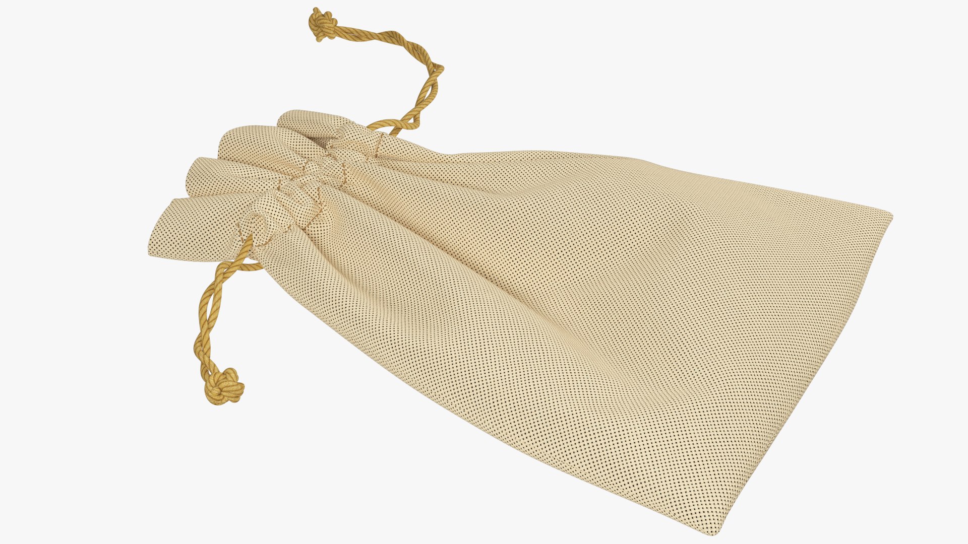 Jute Bag V1 3D Model - TurboSquid 1903781