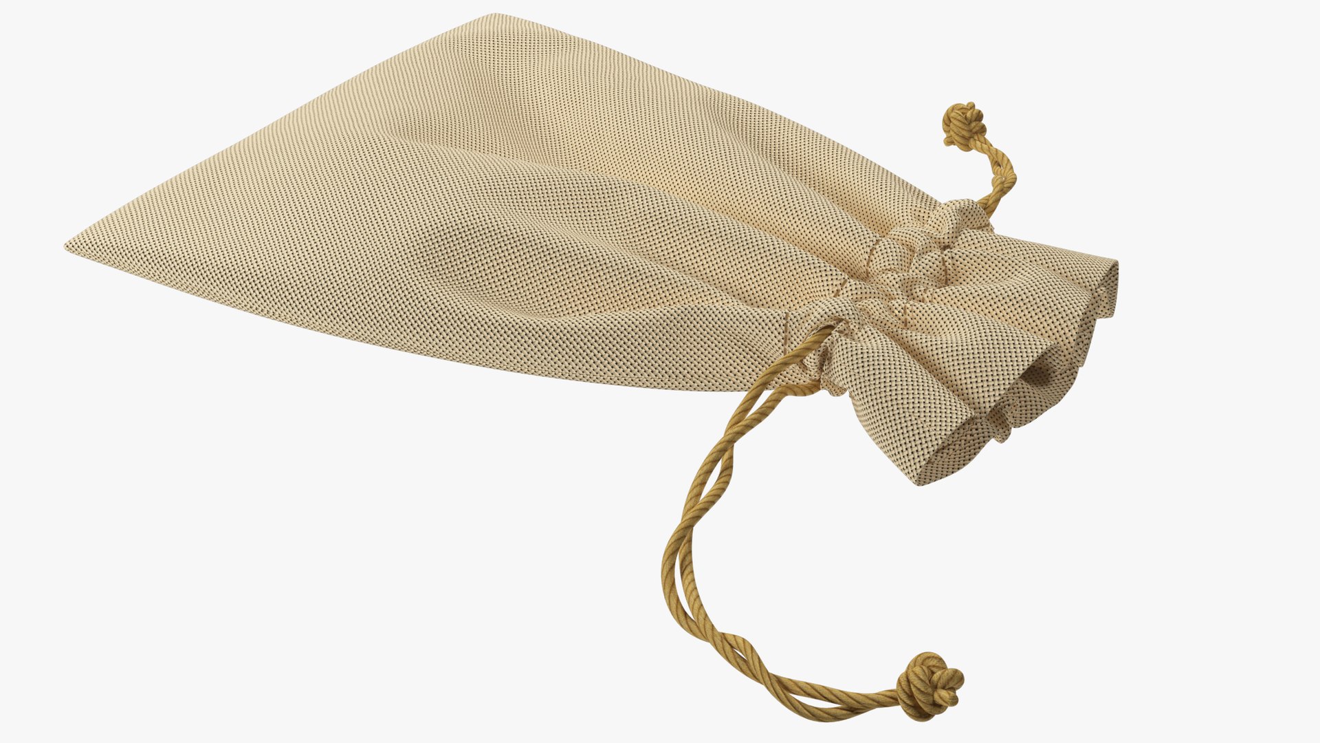 Jute Bag V1 3D Model - TurboSquid 1903781