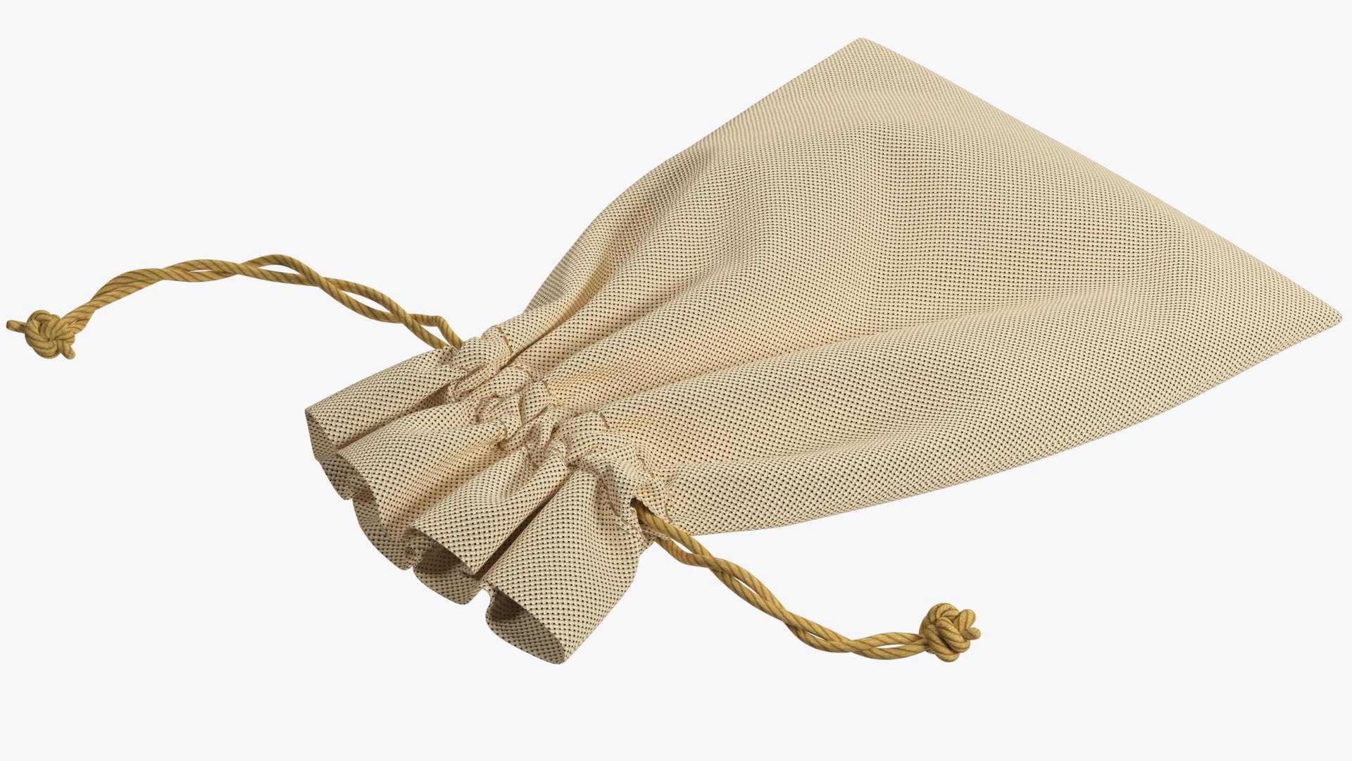 Jute Bag V1 3D Model - TurboSquid 1903781