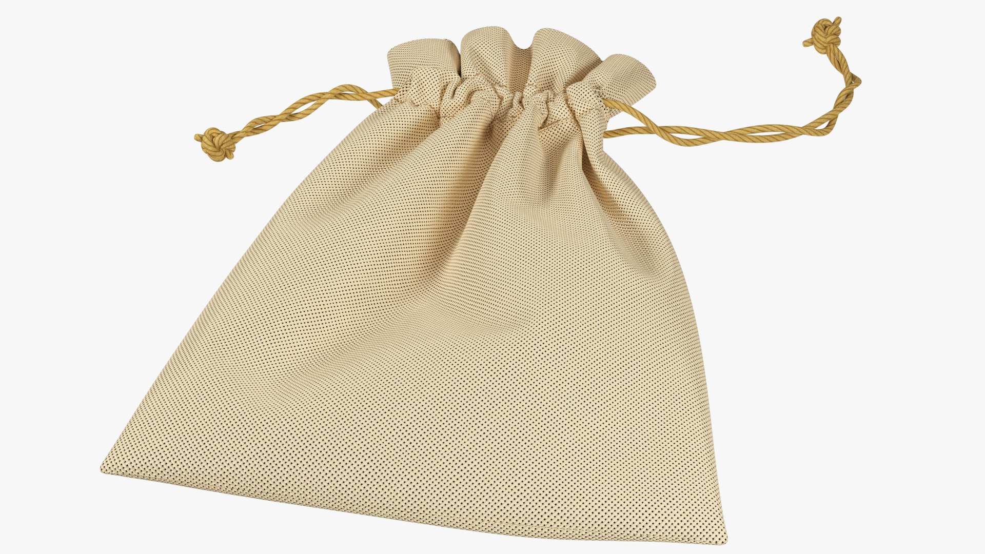 Jute Bag V1 3D Model - TurboSquid 1903781