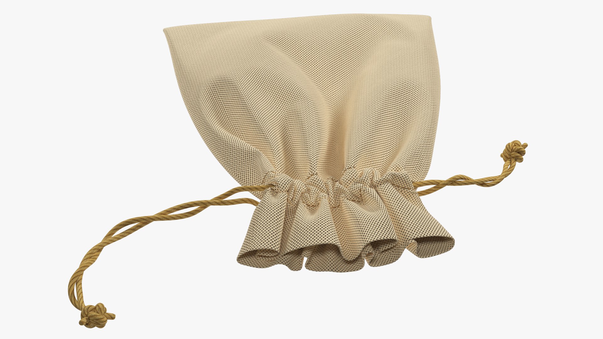 Jute Bag V1 3D Model - TurboSquid 1903781