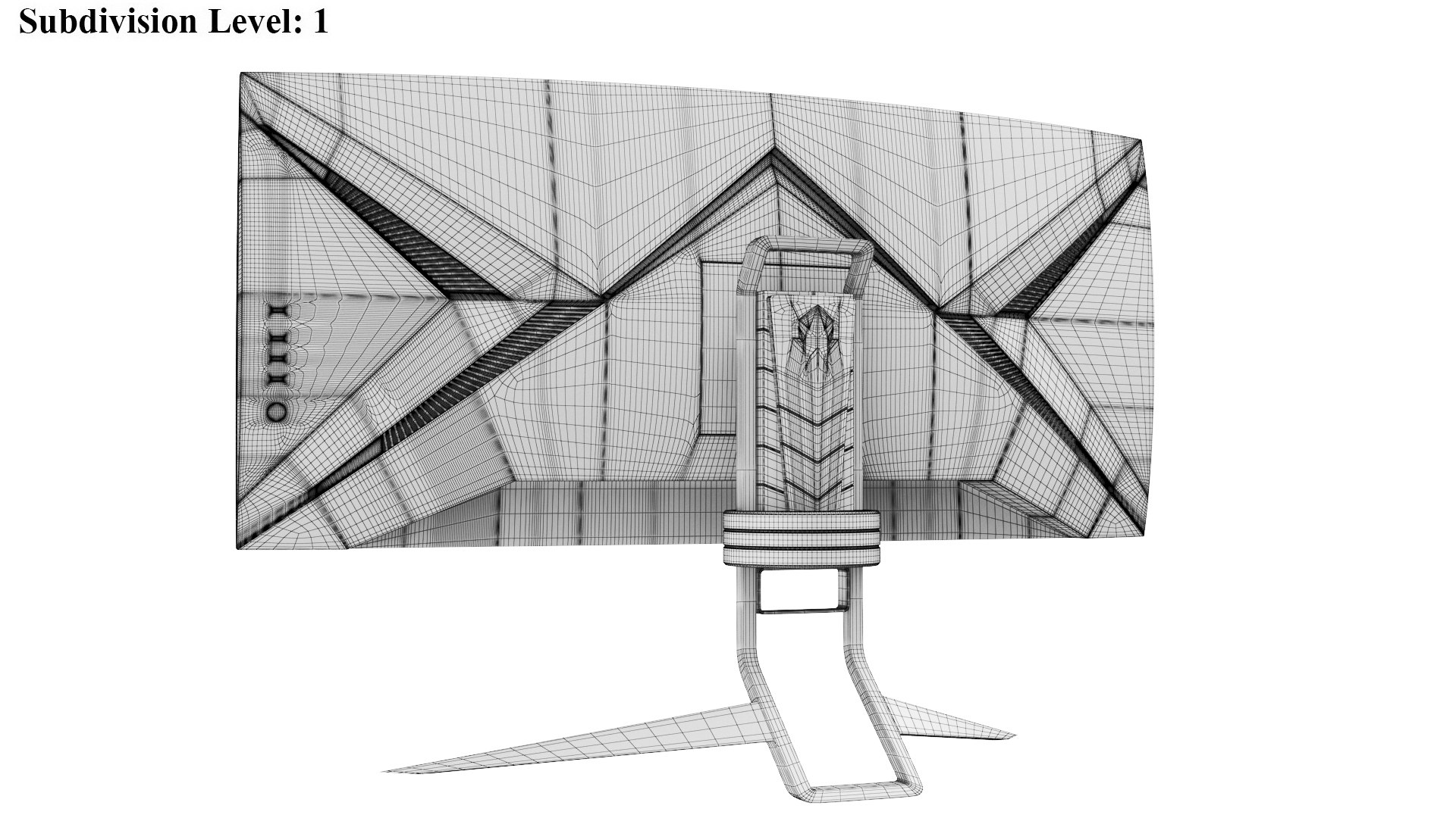 3D Detailed Gaming Monitor Model - TurboSquid 2300562