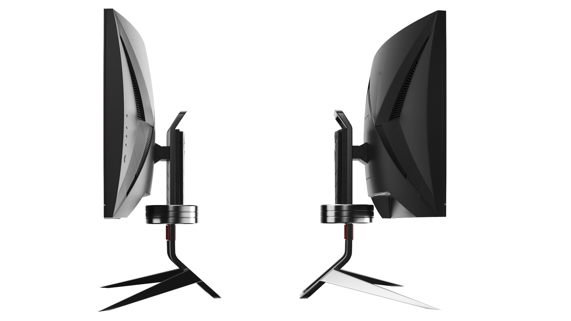 3D Detailed Gaming Monitor Model - TurboSquid 2300562