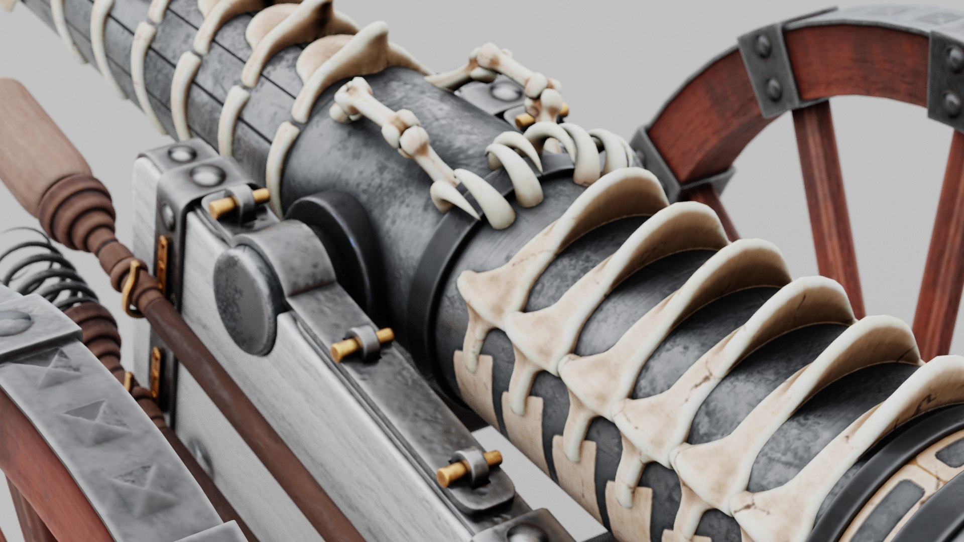 3D O Kit 01 Cannon Kit 03 Of 05 Dragon Bone Cannon Model - TurboSquid ...