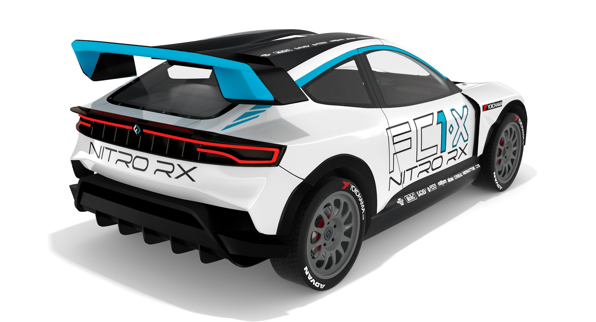 3D model FC1-X Electric Rallycross SUV - TurboSquid 1934945