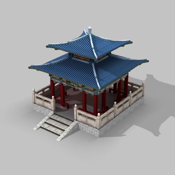 3d traditional chinese building