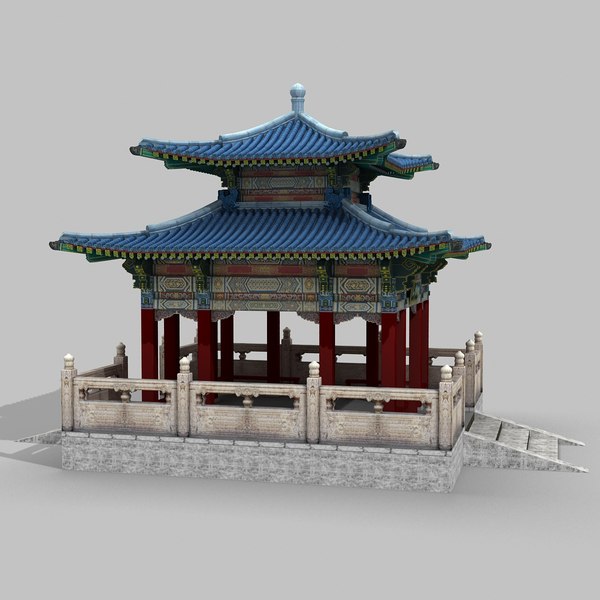 3d traditional chinese building