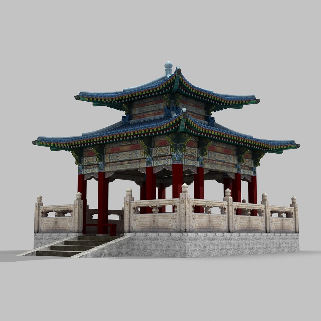 3d Traditional Chinese Building