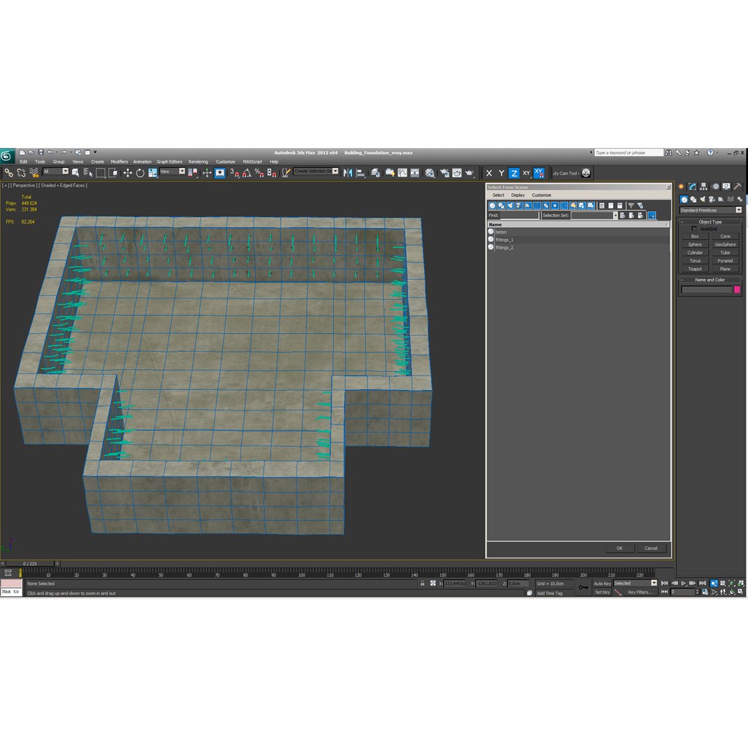 3ds Max Building Foundation