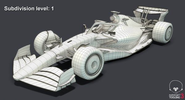 Fórmula 1, temporada 2022 Mockup F1 Race Car Concept Modelo 3D ...