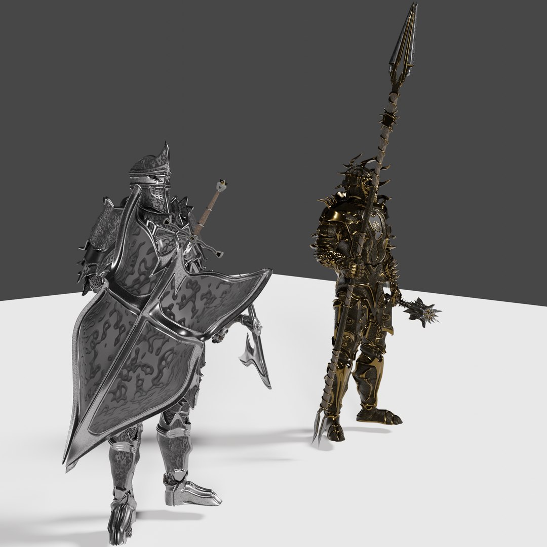 3D model Moonlord Sunlord armor - TurboSquid 1984262