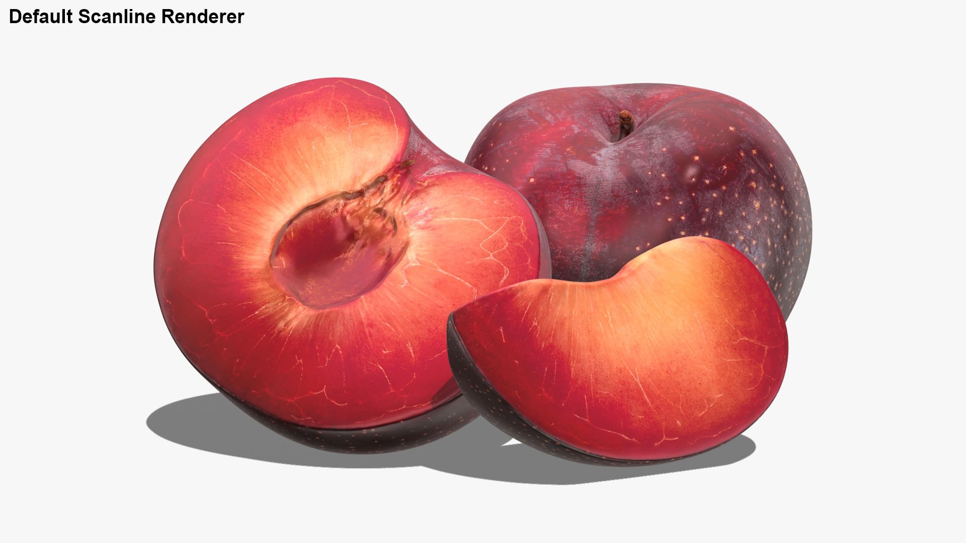 3D Plum 03 - TurboSquid 2064296