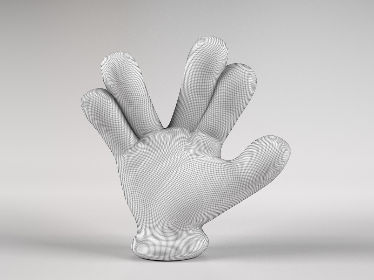 Cartoon Hand 5 Fingers - Star Trek Model - TurboSquid 2458040