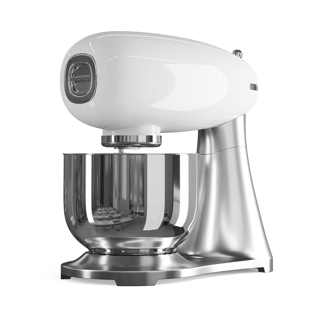 3D White Food Processor Model - TurboSquid 1551667