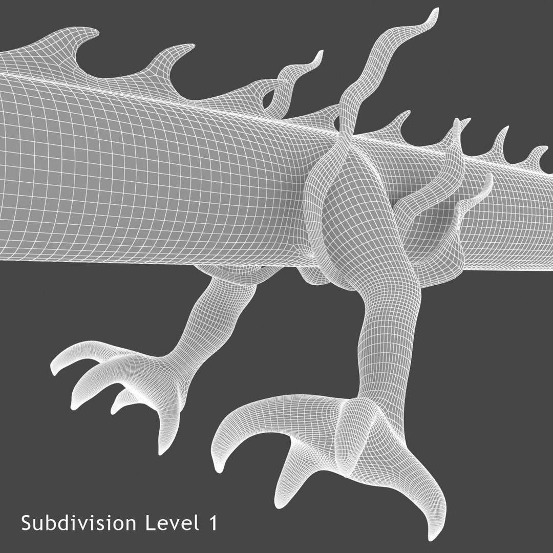 Golden Dragon Animation 3d Model