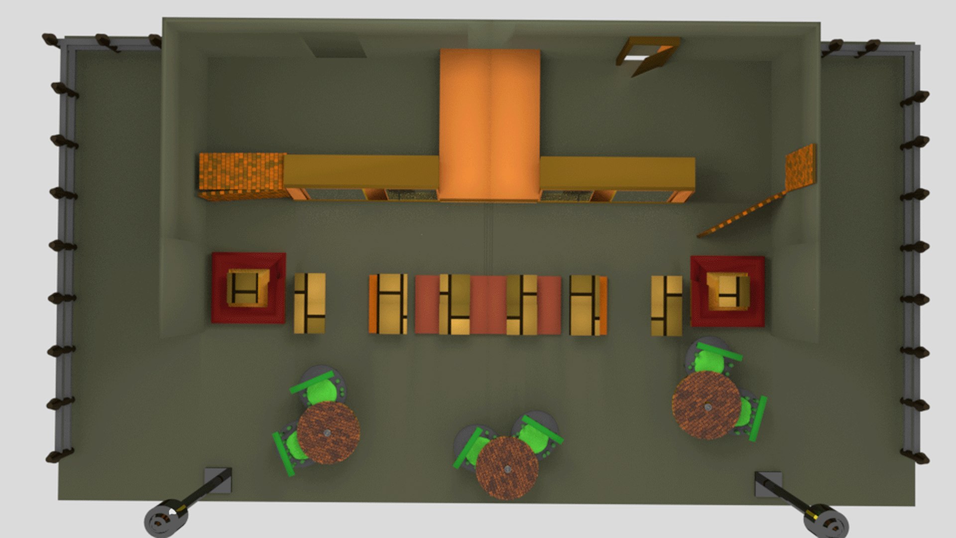 Cafe model - TurboSquid 2021135