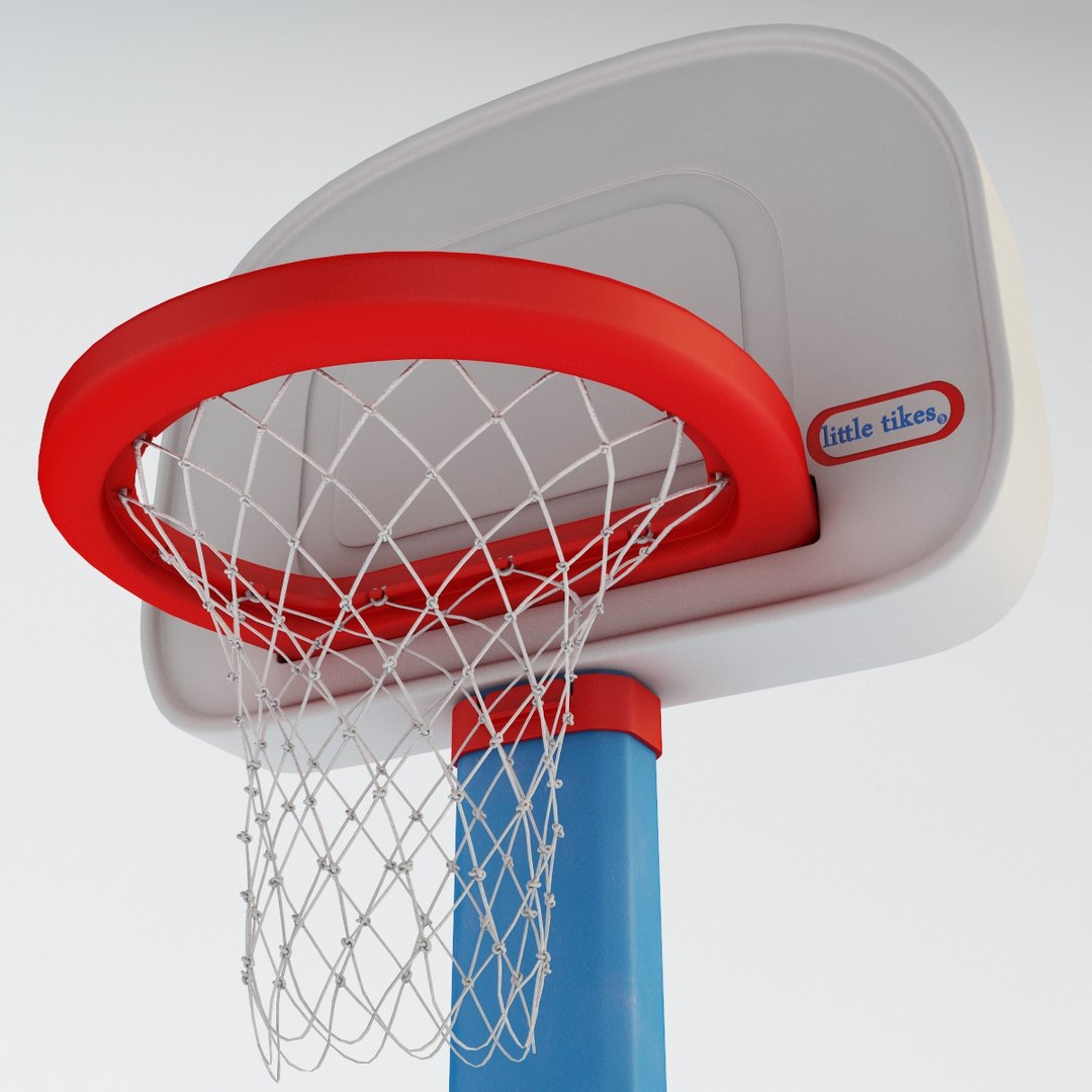 3ds Max Little Kids Basketball Hoop