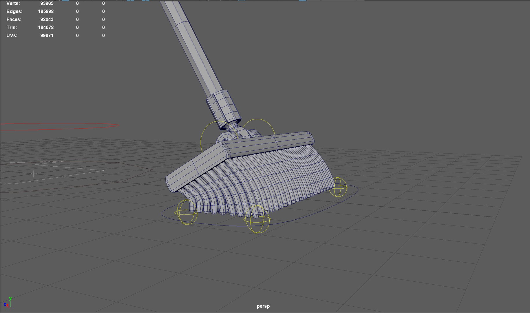 Dynamic Broom 3D - TurboSquid 1413350