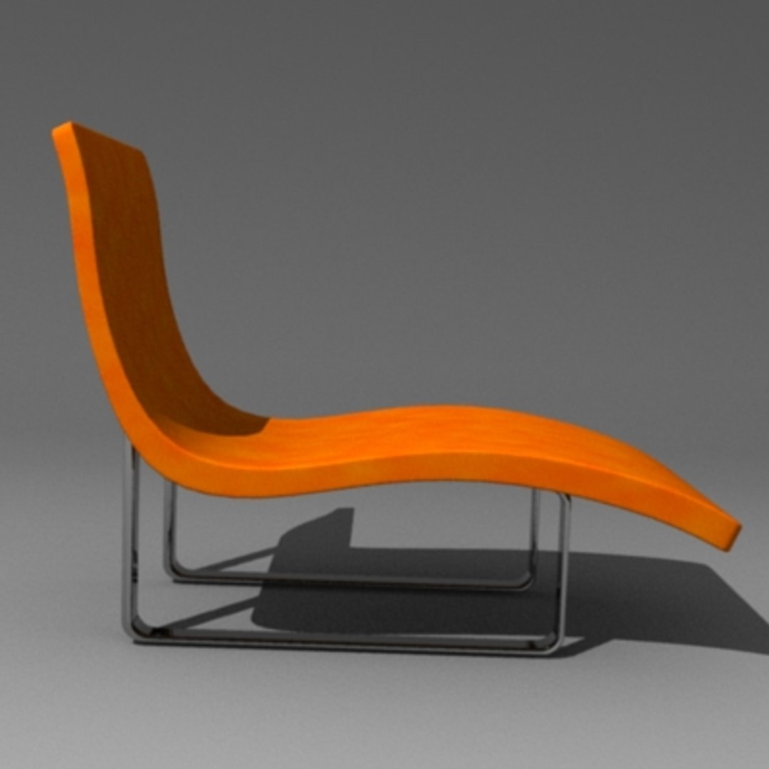 Chair Bed 3d Obj