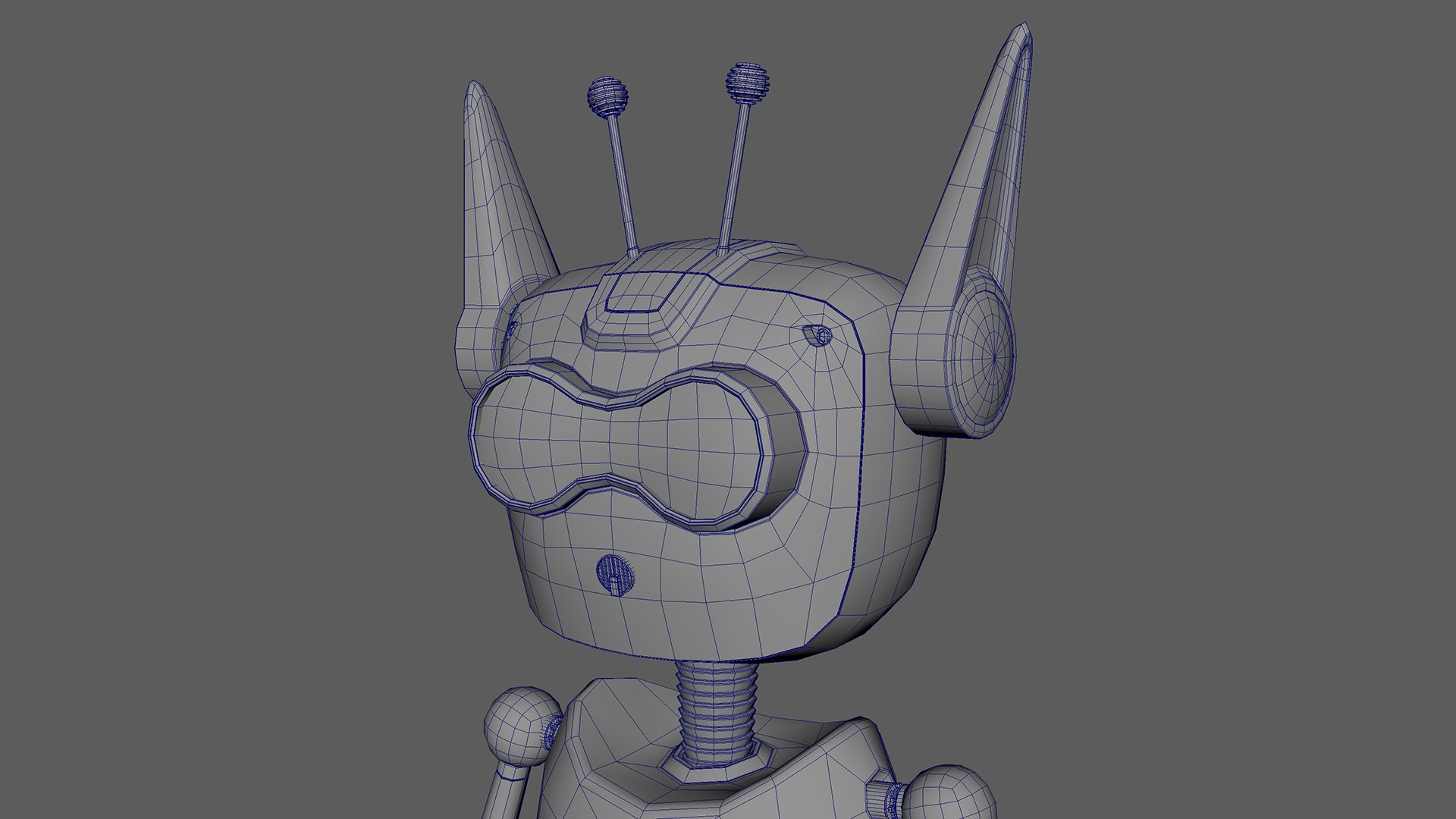 3D 3D Robotic Character ROBO VT-03 WITH RIG - TurboSquid 2273837