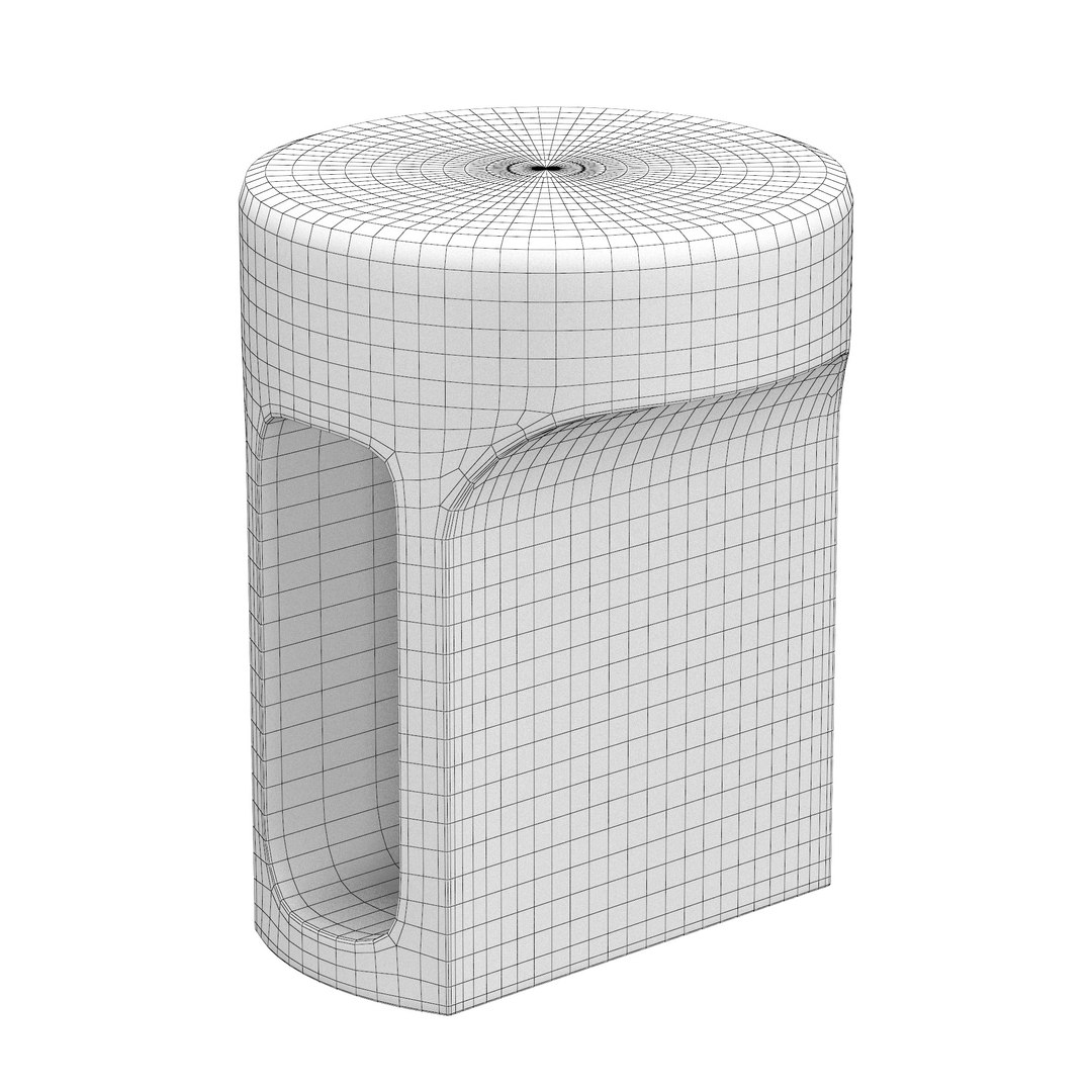 Bollard Side Table Teak Model - TurboSquid 2368571