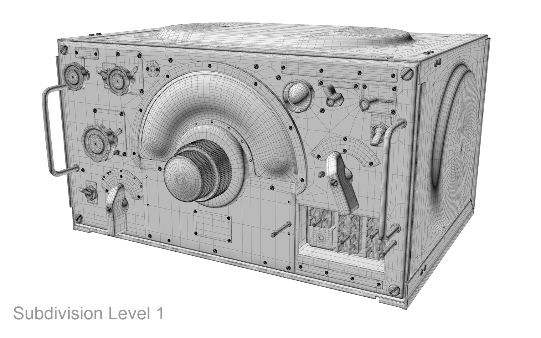 Marconi R1155 Radio Receiver 3D Model - TurboSquid 2324732