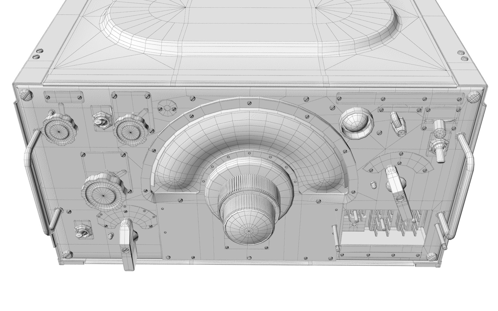 Marconi R1155 Radio Receiver 3D Model - TurboSquid 2324732