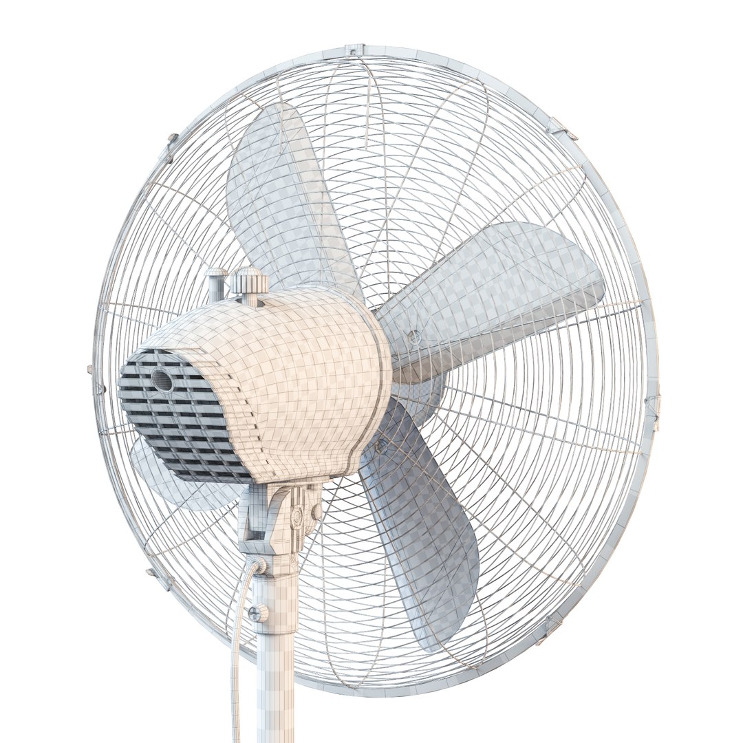 Floor-mounted fan 3D - TurboSquid 1203310