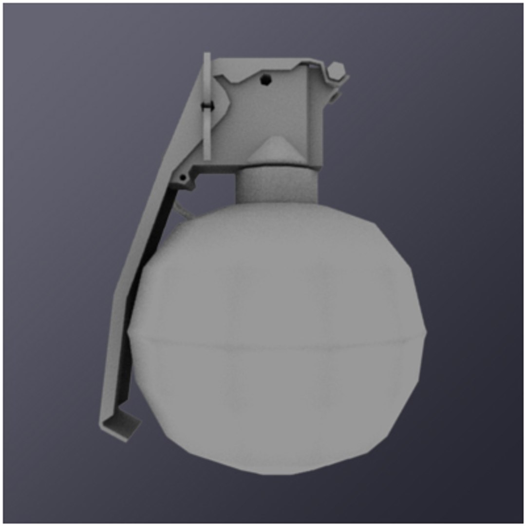 3d Model M67 Grenade