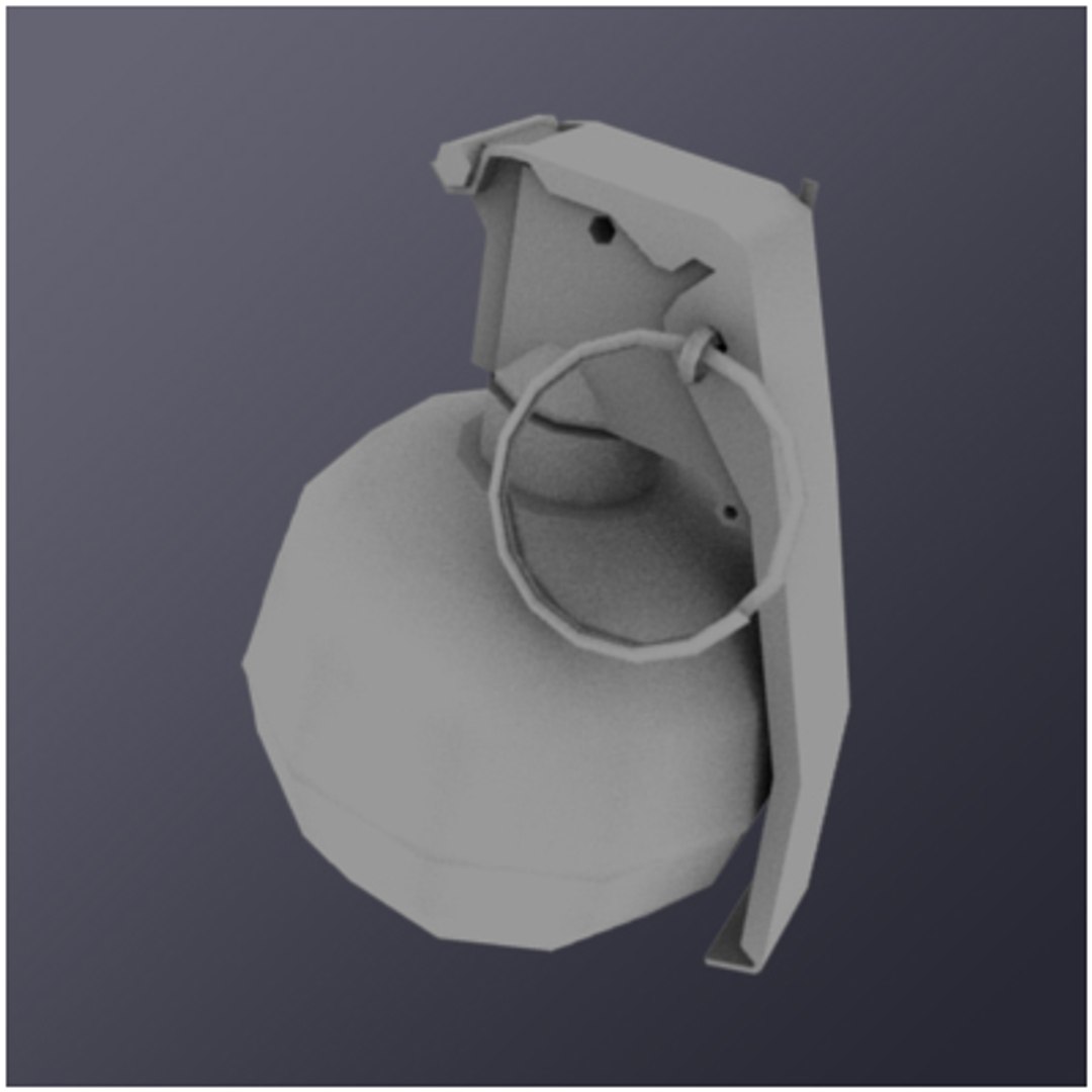 3d Model M67 Grenade
