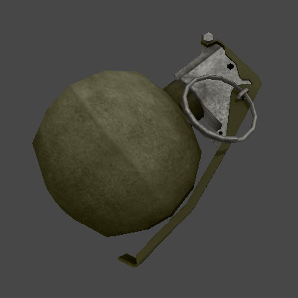 3d model m67 grenade