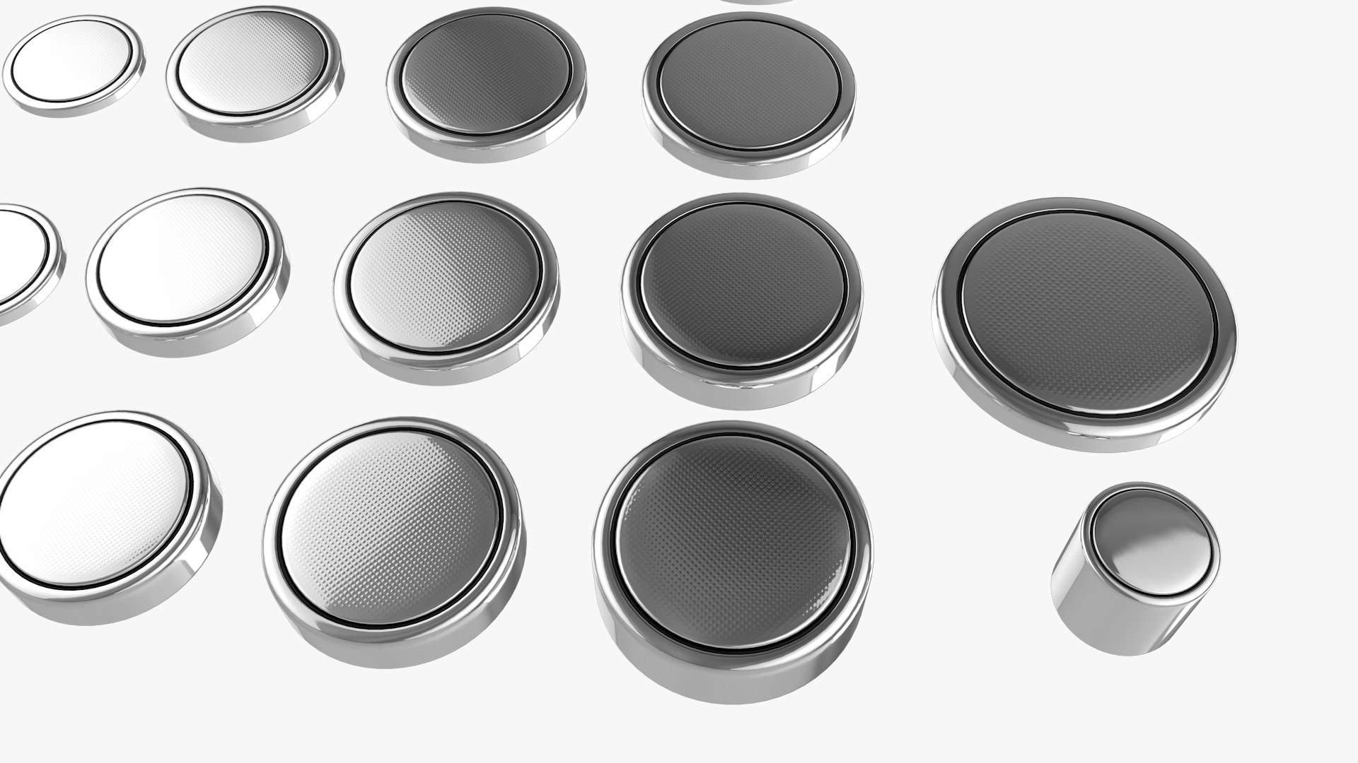 3D All Size Lithium Battery Cells Model - TurboSquid 2075087