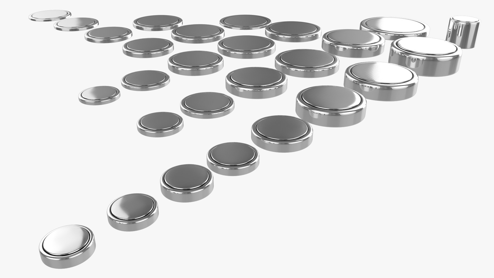 3D All Size Lithium Battery Cells Model - TurboSquid 2075087