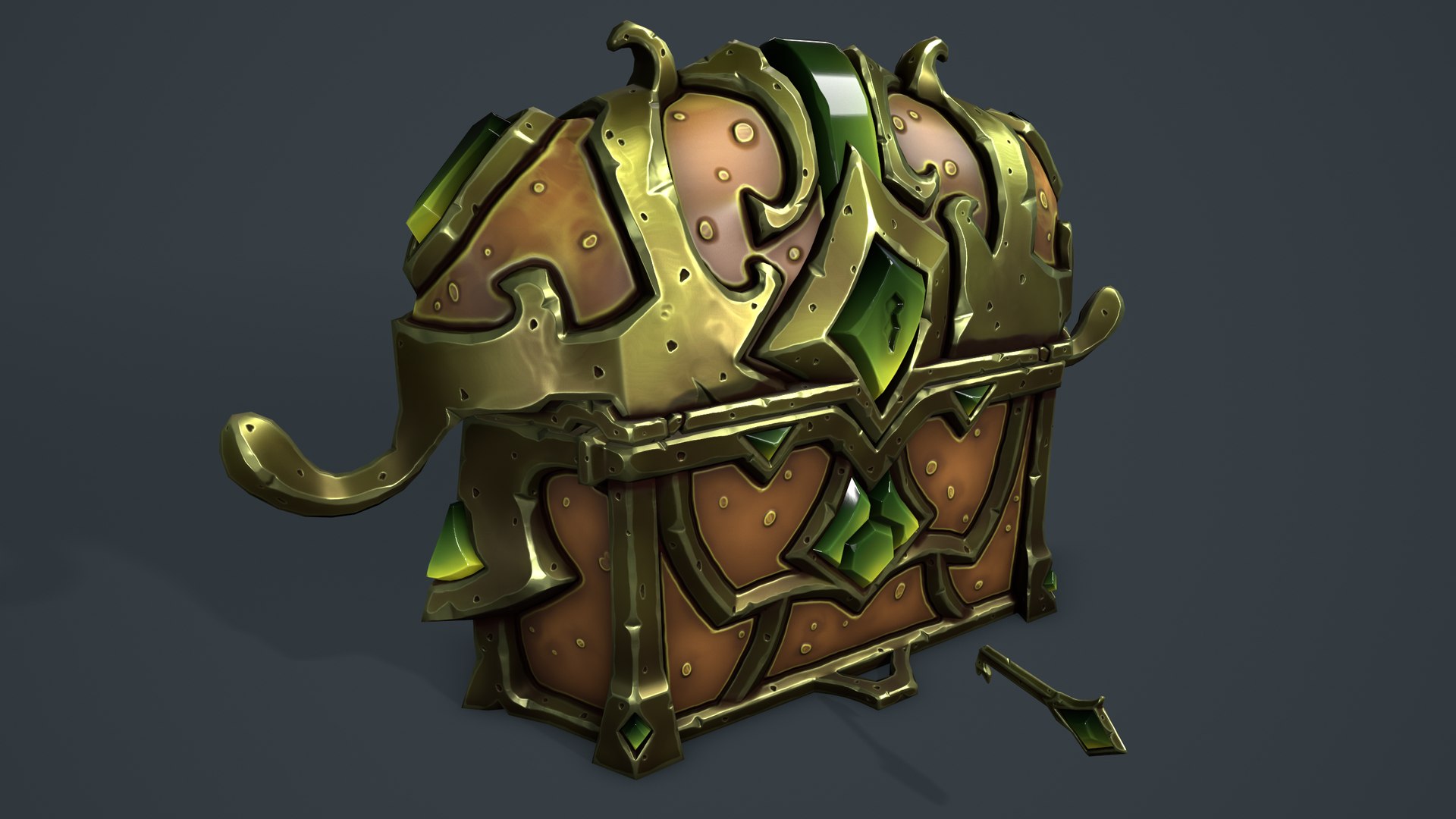 Mountain chest 3D - TurboSquid 2024634