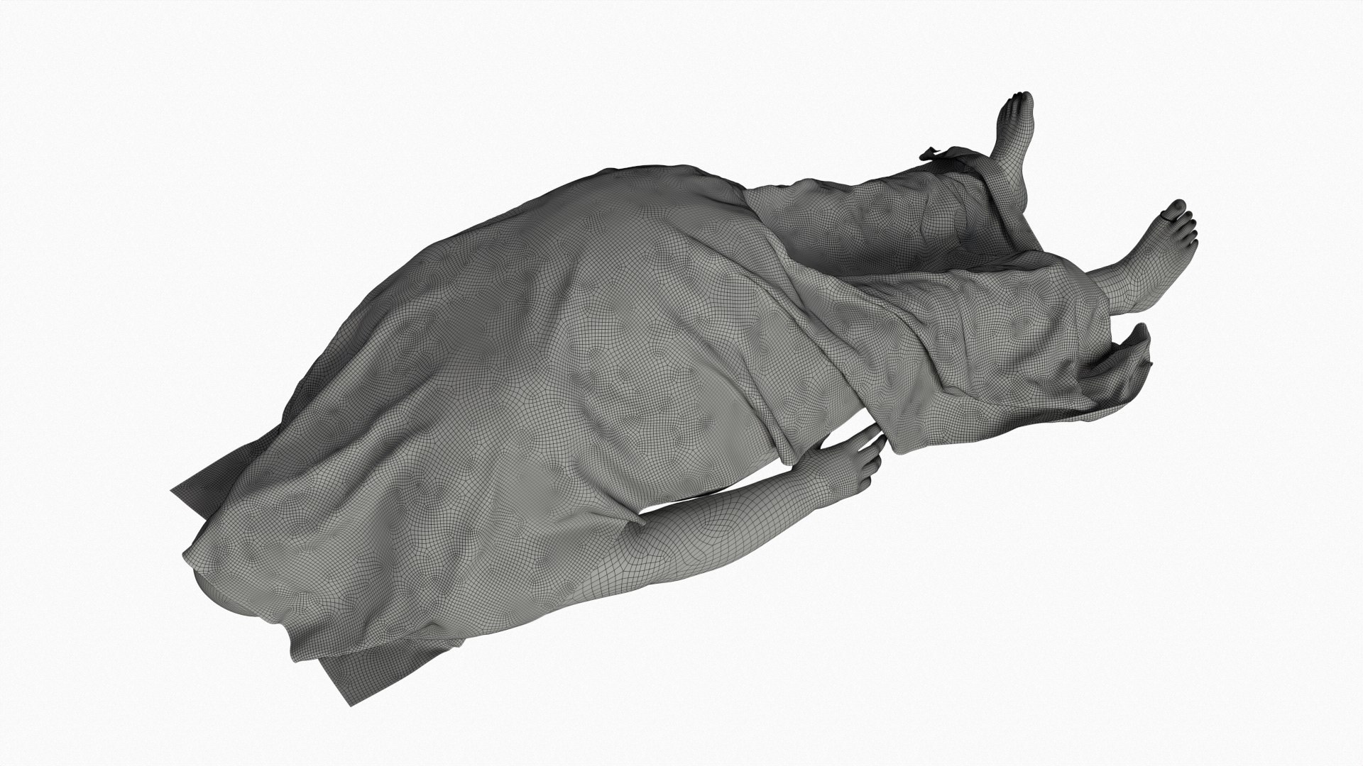 Stylized Dead Body Vol2 Model - TurboSquid 1872662