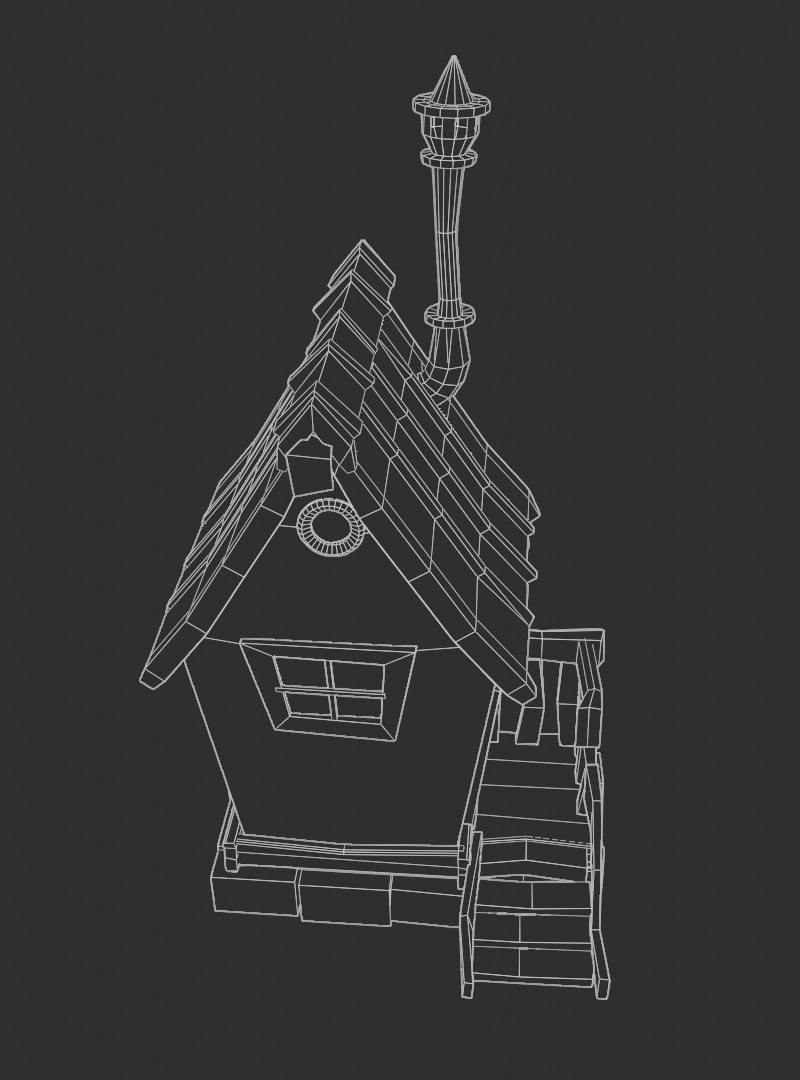 3D Rusty Wooden Shack Low Poly Blender Model Model - TurboSquid 1903977