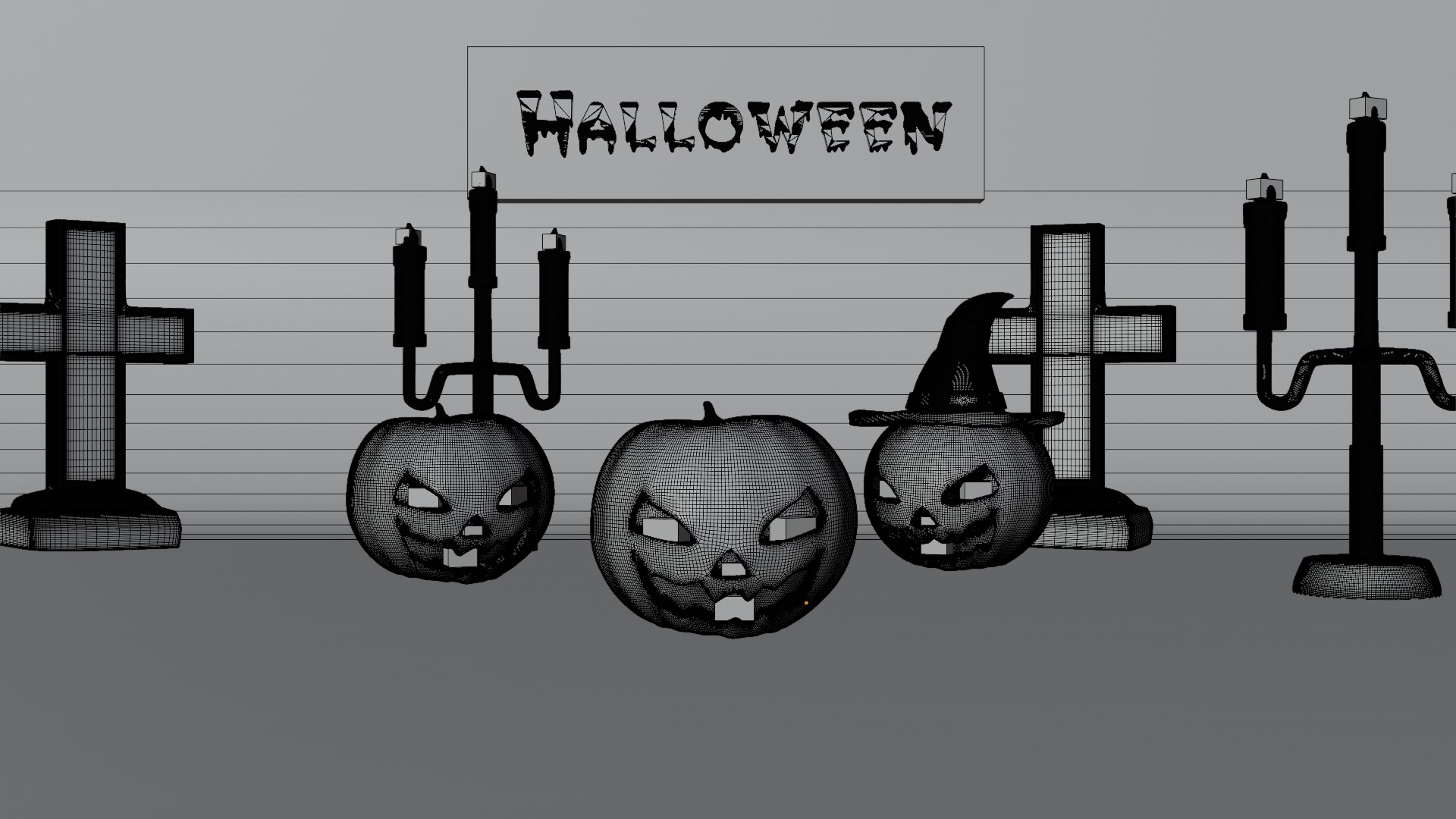 Halloween Models 3D - TurboSquid 2274327