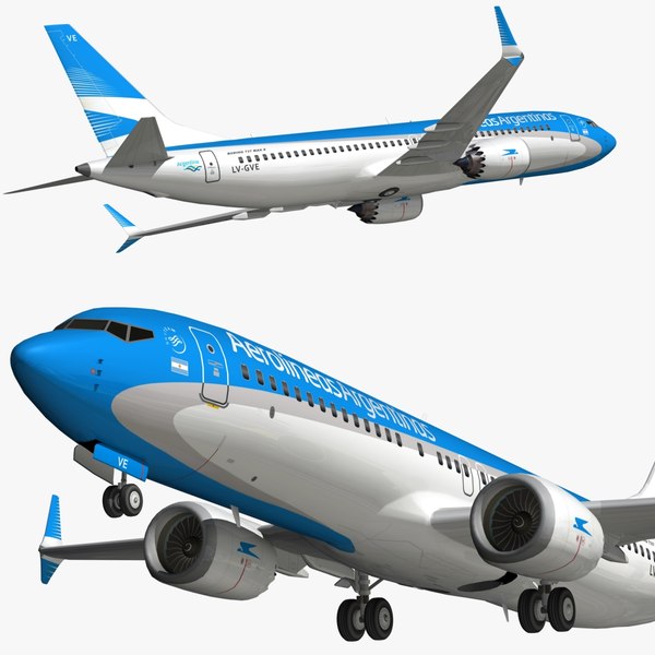 modelo 3d B737 Max Aerolíneas Argentinas 1 - TurboSquid 1662081