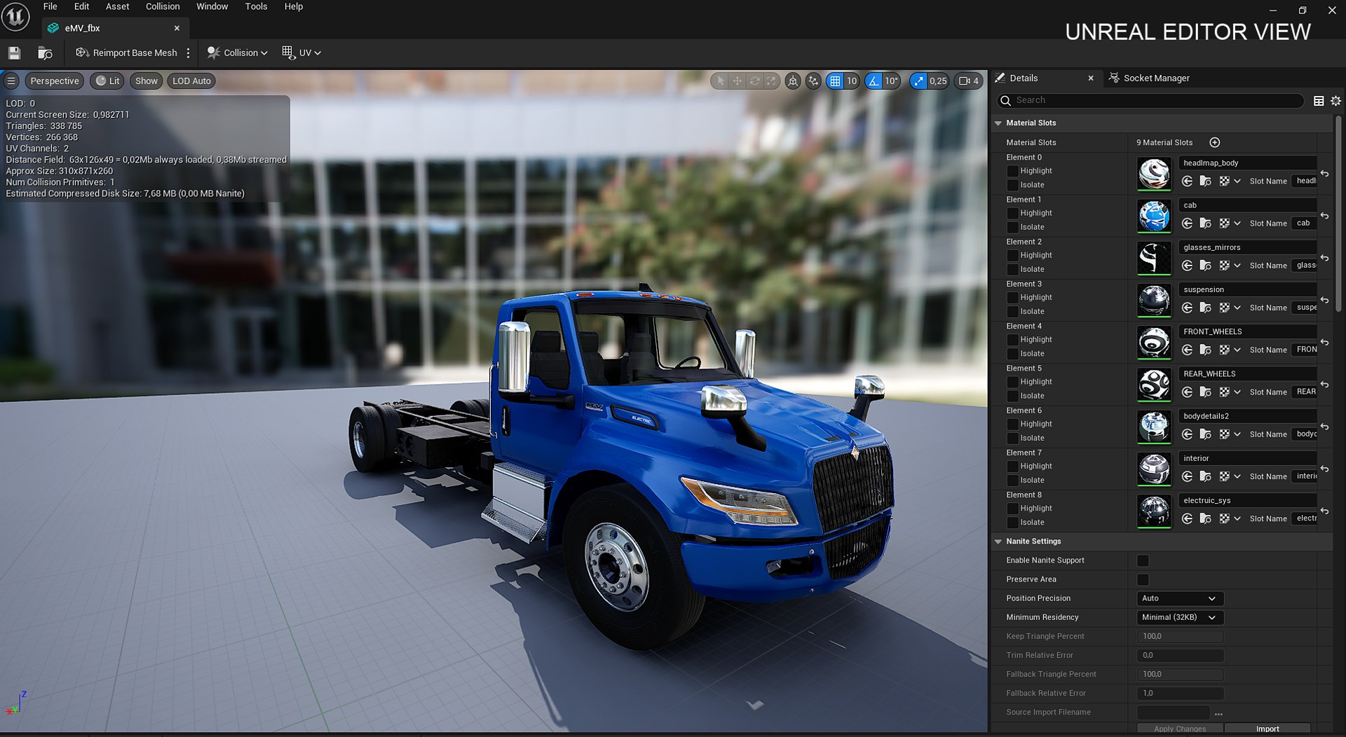 International EMV Electric Truck Model - TurboSquid 2048466