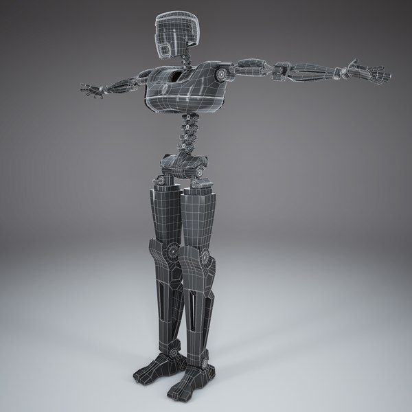 3d robot android