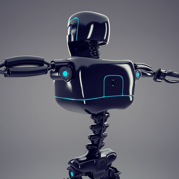 3d robot android