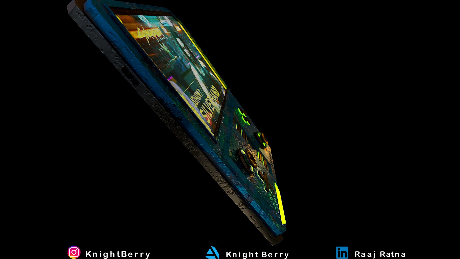 3D model Cyberpunk Gaming Console 2077 - TurboSquid 2059626